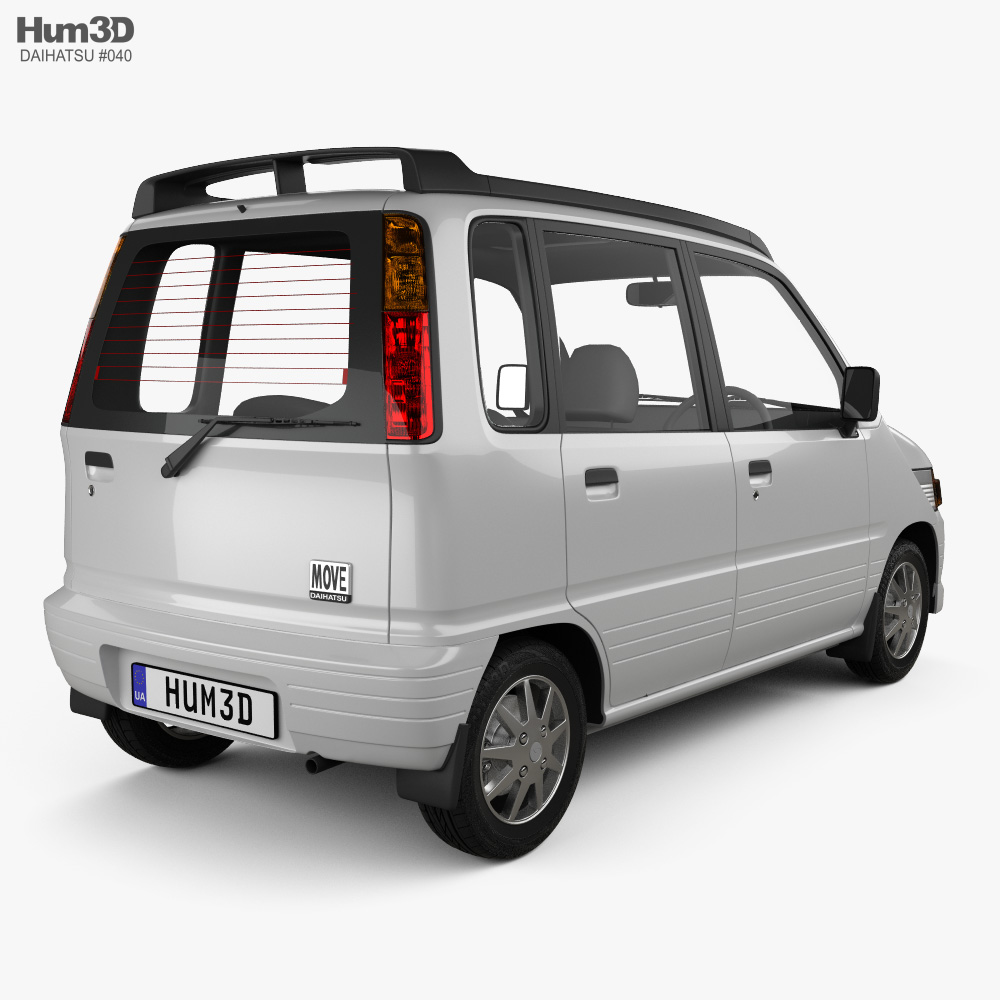 Daihatsu Move SR 1998 3D model - Download Hatchback on 3DModels.org