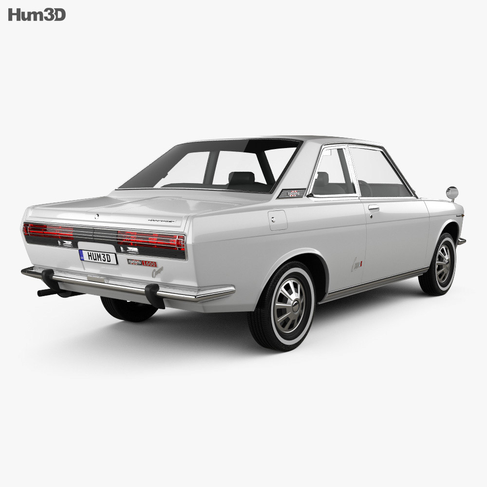 Datsun Bluebird 1600 SSS Coupe 1968 3D model - Download Sports car on ...