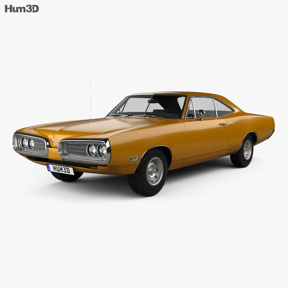 Dodge Coronet hardtop coupe 1970 3D model - Download Sports car on ...