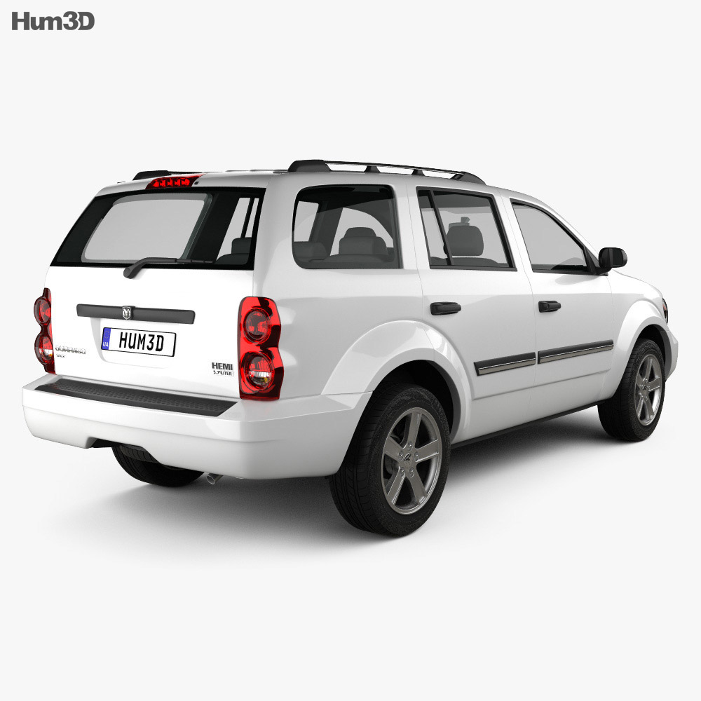 Dodge Durango 2009 3D model - Download Crossover SUV on 3DModels.org