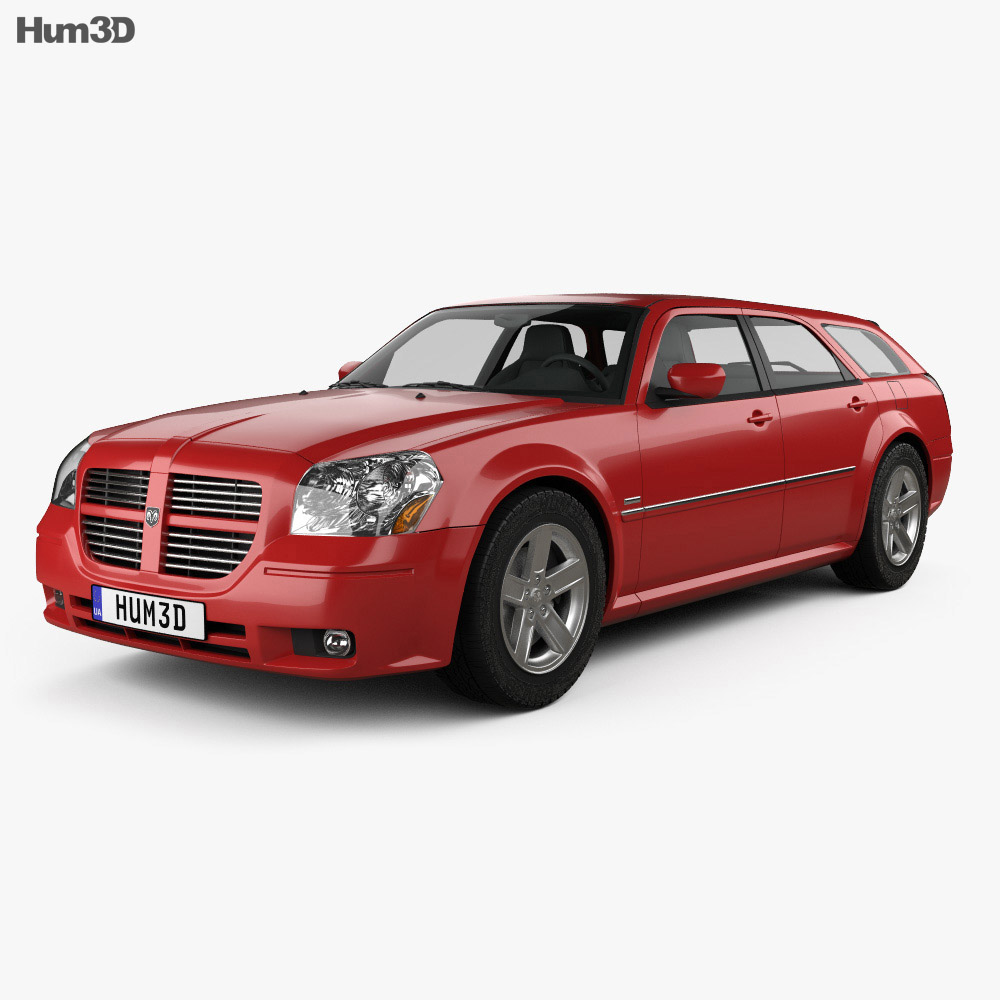 Dodge Magnum RT 2009 3D model - Download Wagon car on 3DModels.org