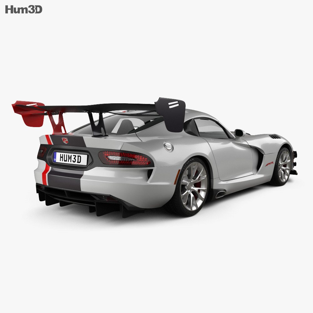 Dodge Viper ACR 2016 3D model - Download Sports car on 3DModels.org
