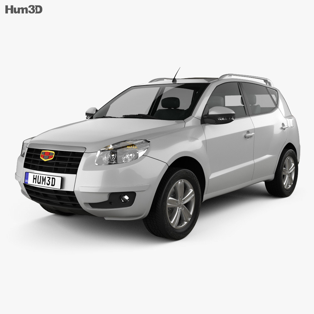 Emgrand X7 2017 3D model - Download Crossover SUV on 3DModels.org
