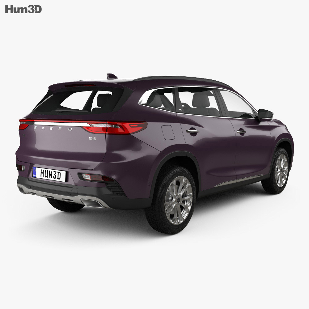 Exeed TXL 2022 3D model - Download Crossover SUV on 3DModels.org
