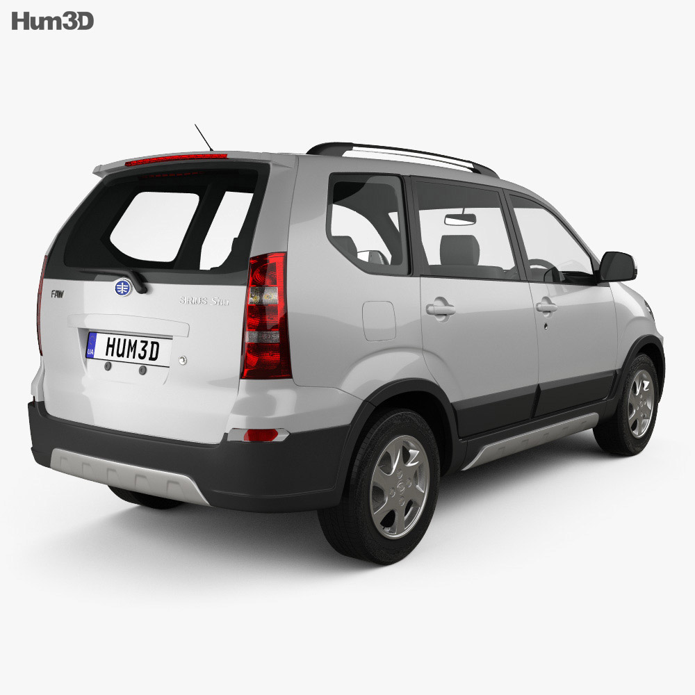 FAW Sirius S80 2015 3D model - Download Crossover SUV on 3DModels.org