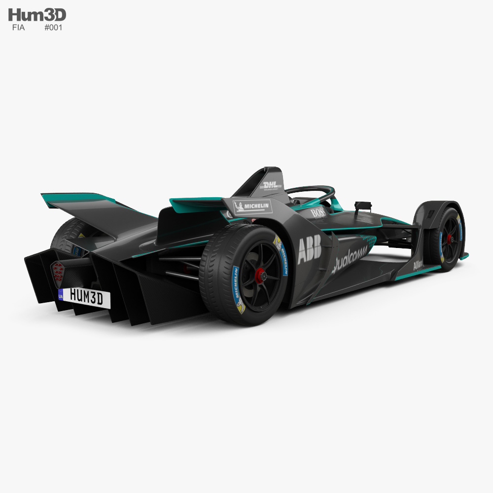 FIA Gen2 Formula E 2019 3D model - Download Sports car on 3DModels.org