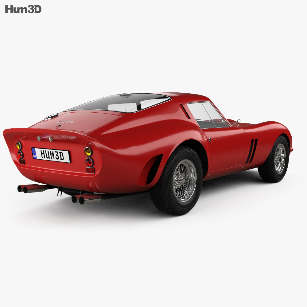 Ferrari 250 GTO (Series I) 1962 3D model - Download Sports car on ...