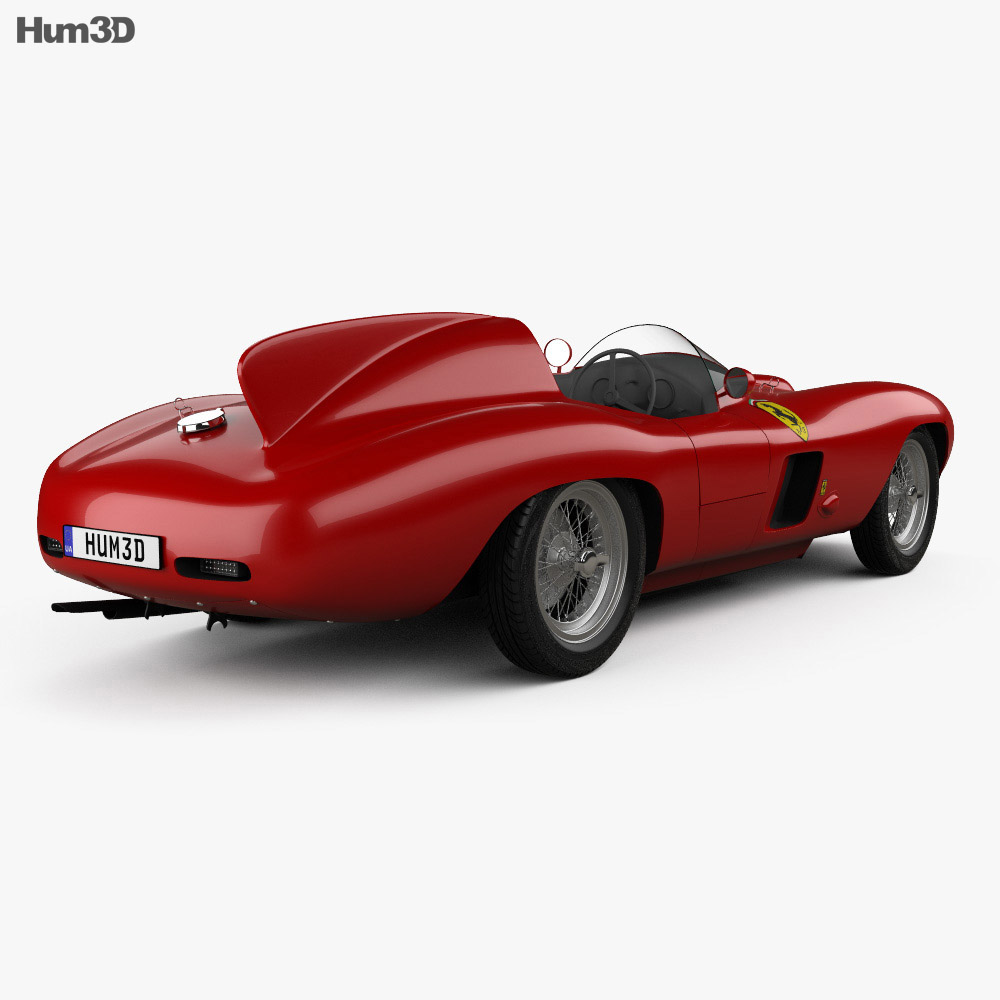 Ferrari 857 Sport Scaglietti Spider 1955 3D model - Download Sports car ...
