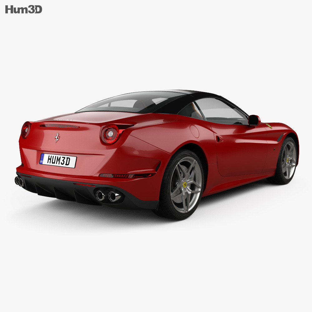 Ferrari California T 2017 3D model - Download Sports car on 3DModels.org