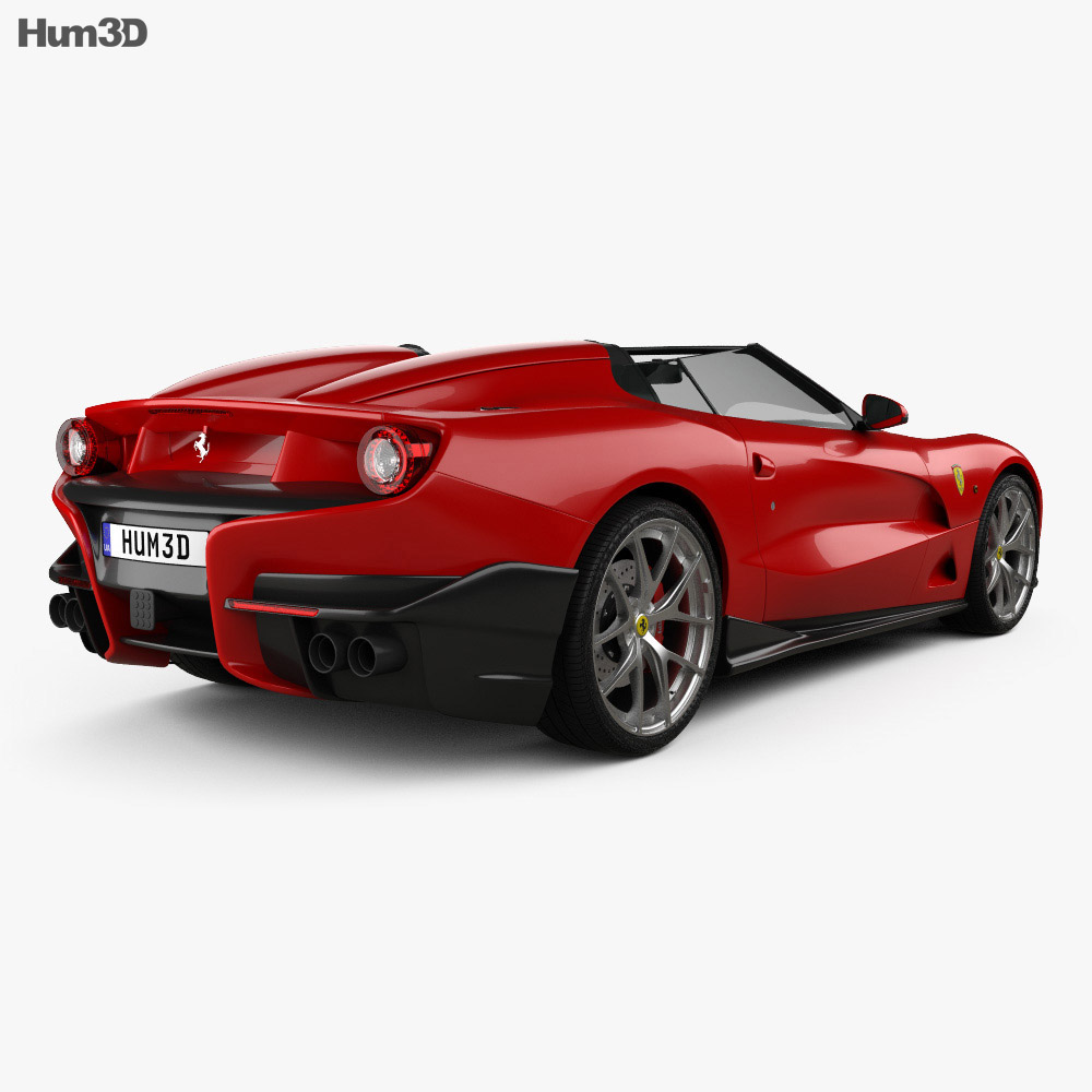 Ferrari F12 TRS 2017 3D model - Download Sports car on 3DModels.org