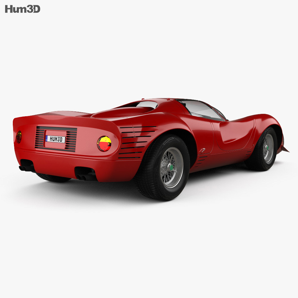 Ferrari Thomassima II 1967 3D model - Download Sports car on 3DModels.org