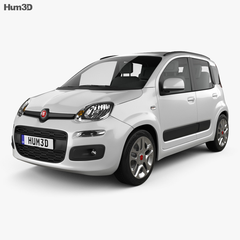 Fiat Panda 2014 Modelo 3D - Descargar Hatchback on 3DModels.org