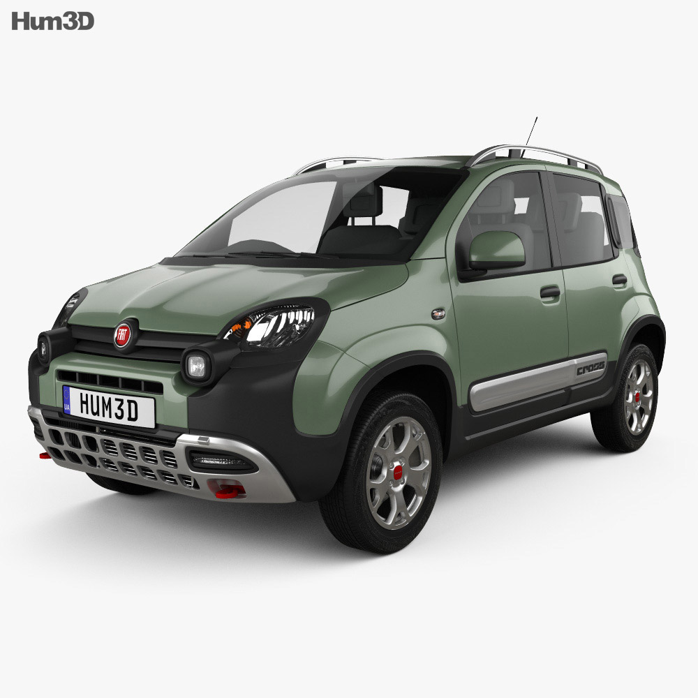 Fiat Panda Cross 2017 3D model - Download Hatchback on 3DModels.org