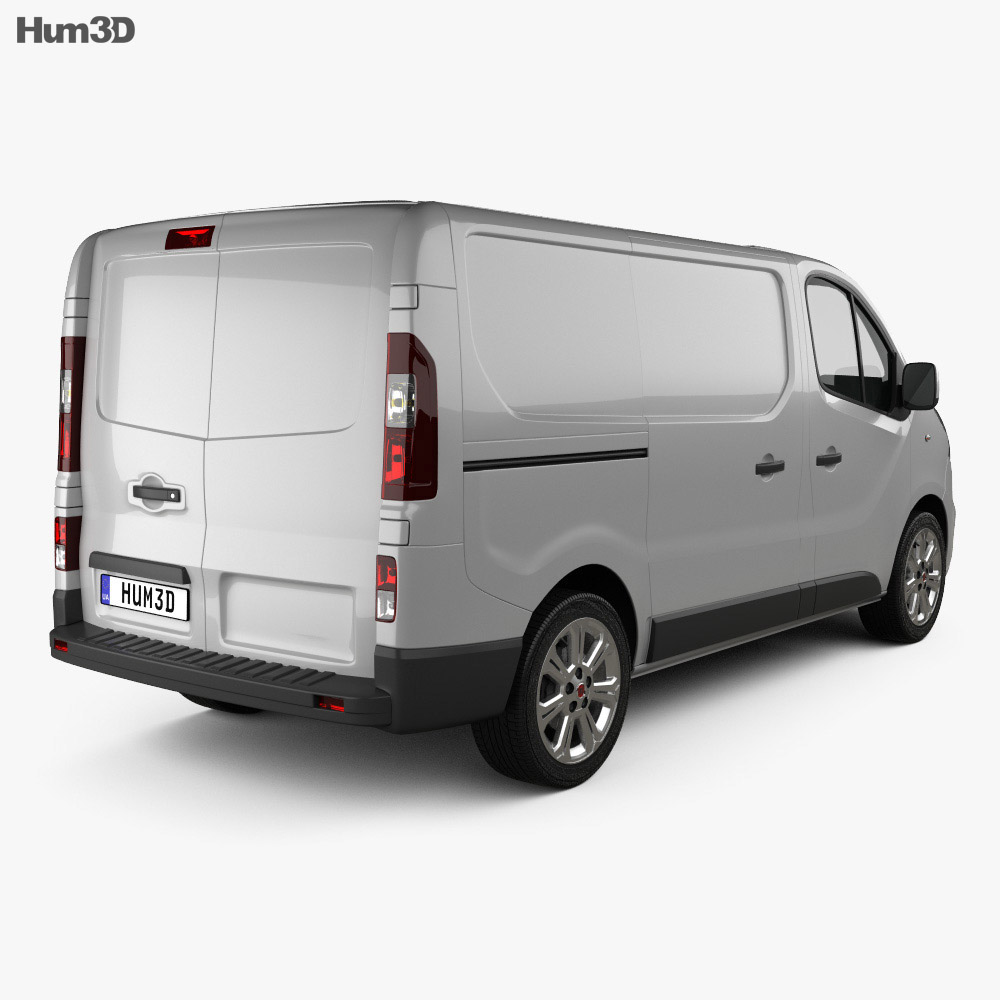 Fiat Talento Panel Van 2018 3D 모델 - 다운로드 Van on 3DModels.org