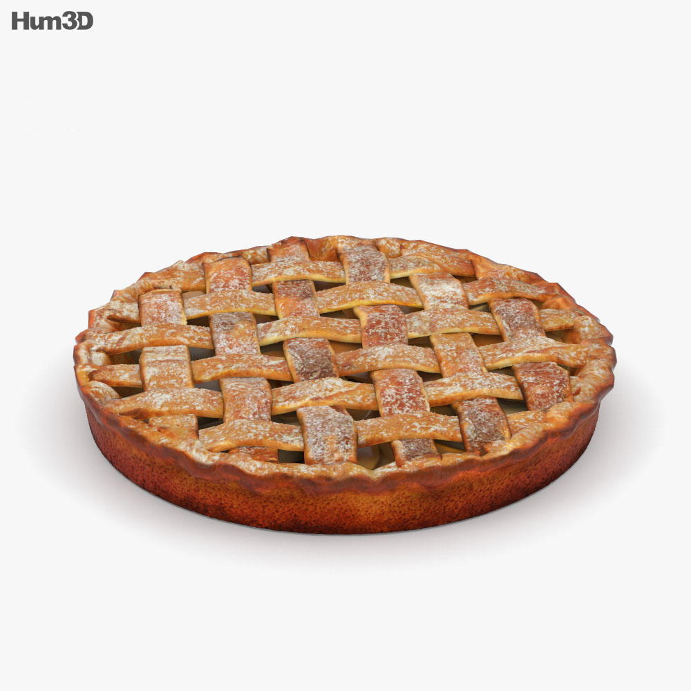 Apple Pie 3D model - Download Dessert on 3DModels.org