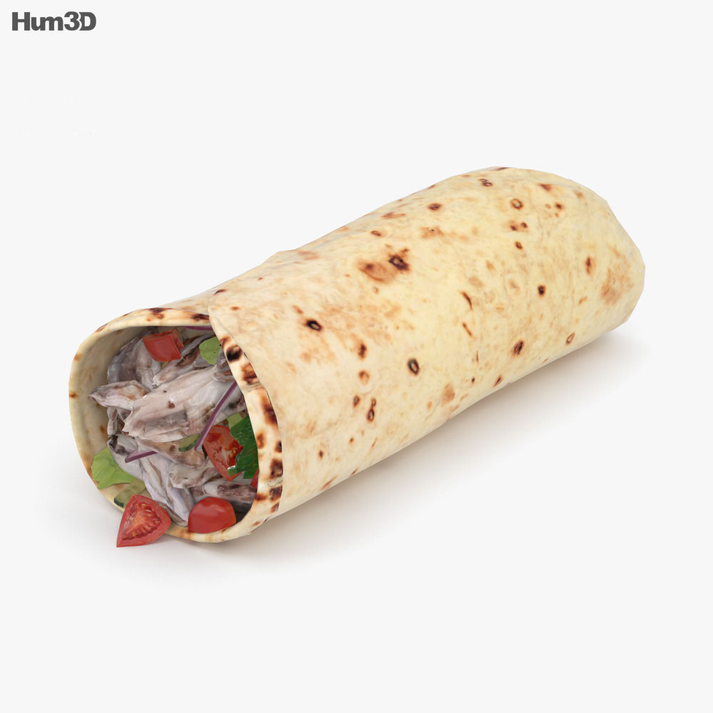 Shawarma 3D model - Download Fast food on 3DModels.org
