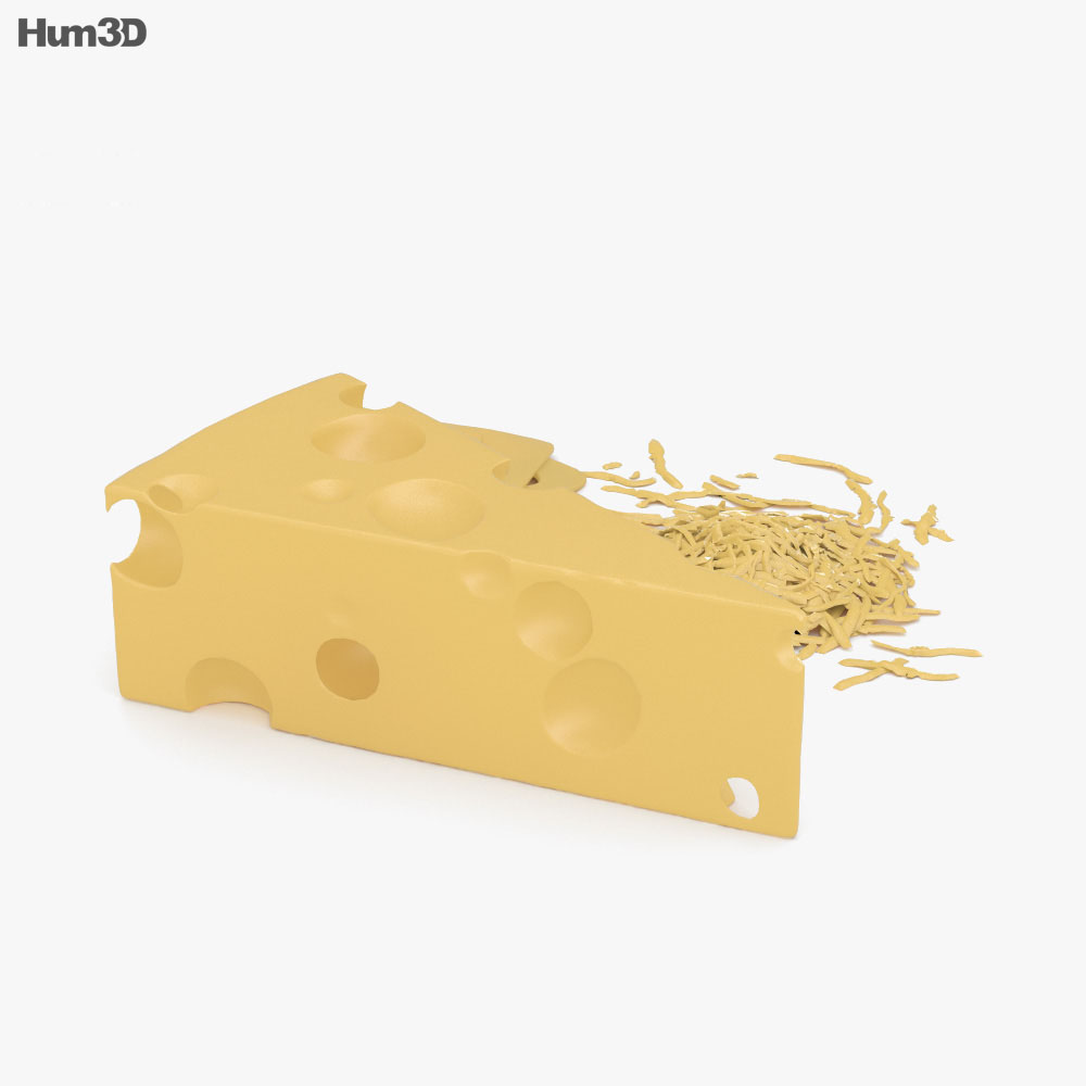 Swiss Cheese 3D model - Download Dairy, Bakery on 3DModels.org