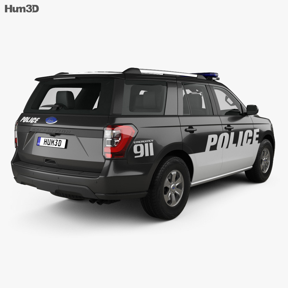 Ford Expedition Поліція 2020 3D модель - Скачати Crossover SUV на ...