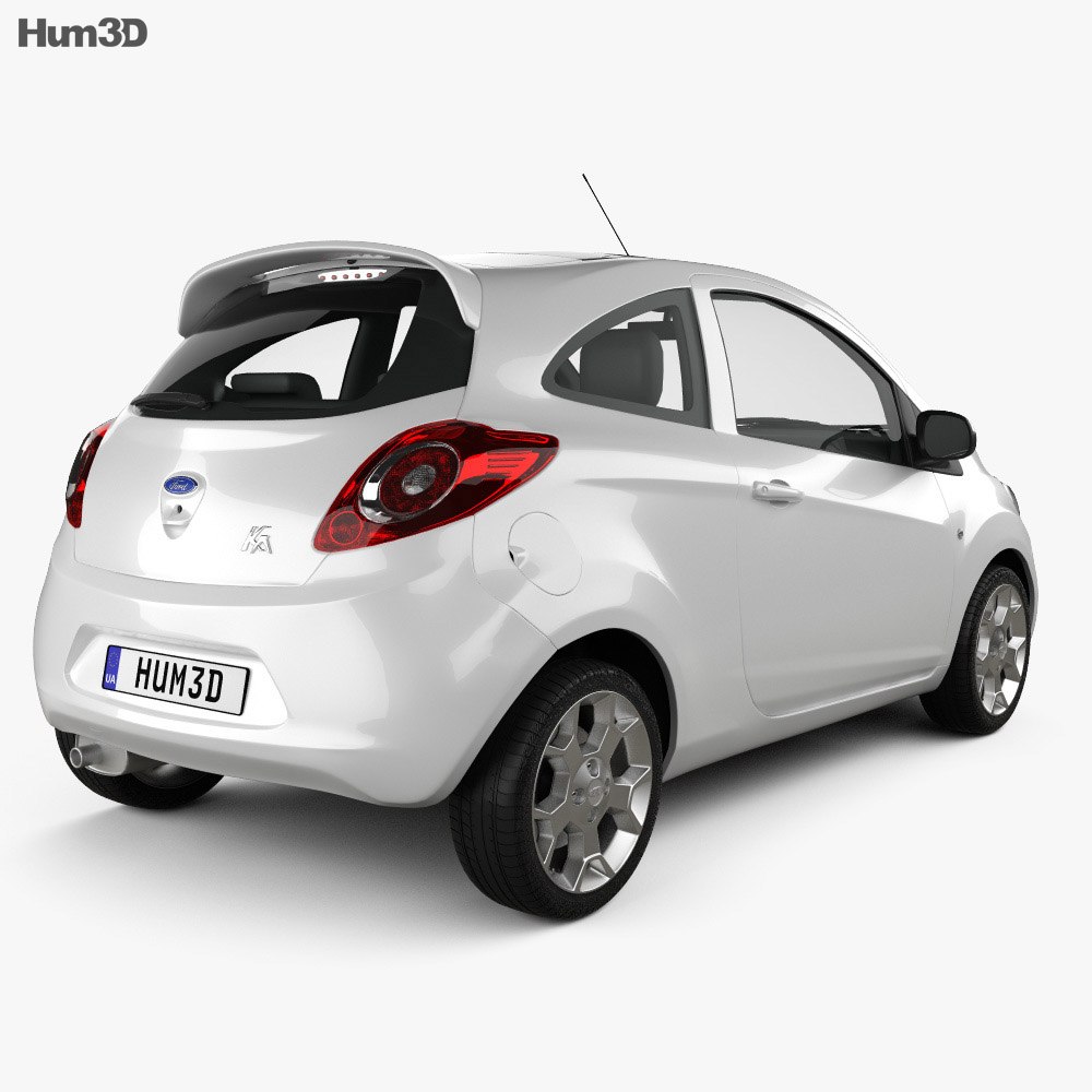 Ford Ka 2012 3D模型 - 下载 Hatchback on 3DModels.org