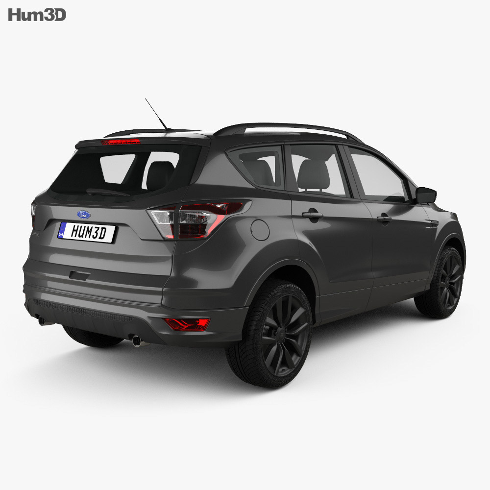 Ford Kuga 2019 3D 모델 - 다운로드 Crossover SUV on 3DModels.org