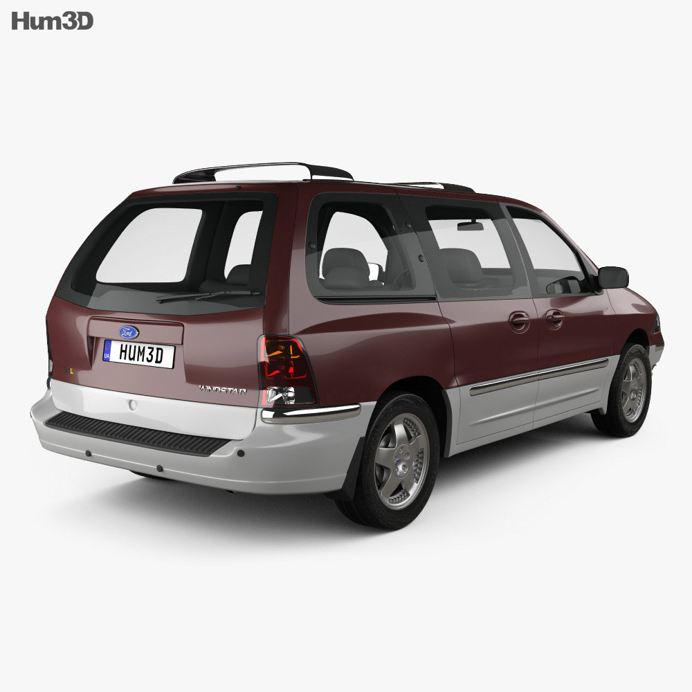 Ford Windstar 2000 3D 모델 - 다운로드 Van on 3DModels.org