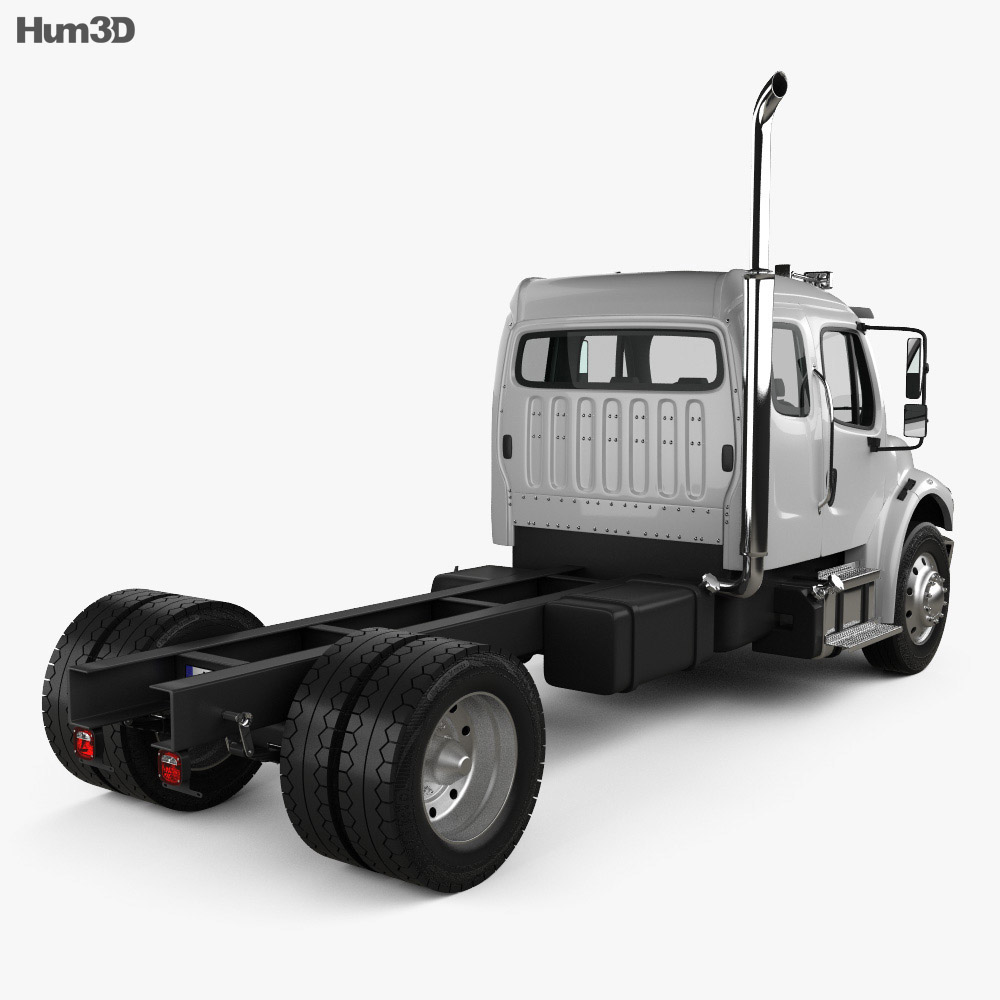 Freightliner M2 Extended Cab Chasis de Camión 2017 Modelo 3D ...