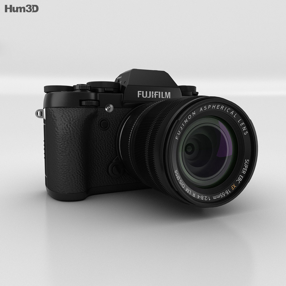 Fujifilm X-T1 Black 3D model - Download Photo camera on 3DModels.org