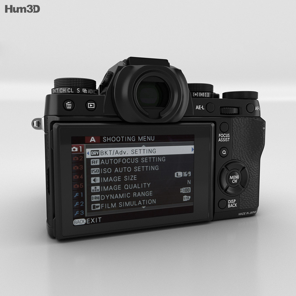 Cámara Digital Fujifilm X-T1 Modelo 3D - Descargar Cámara fotográfica ...