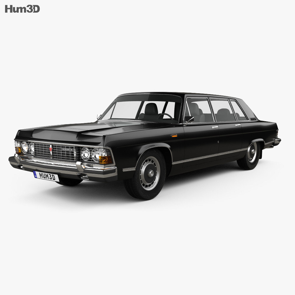 GAZ 14 Chaika 1976 3D model - Download Sedan on 3DModels.org
