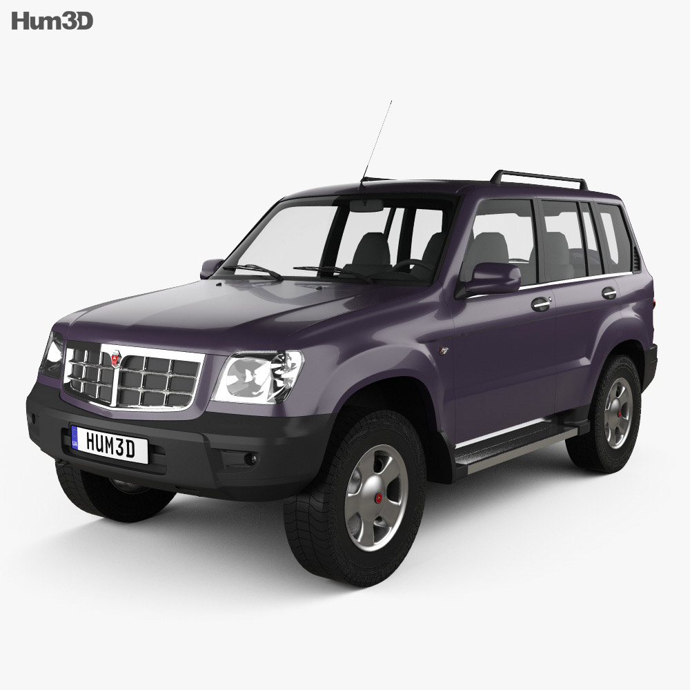 GAZ 3106 Ataman II 2009 3D model - Download Crossover SUV on 3DModels.org