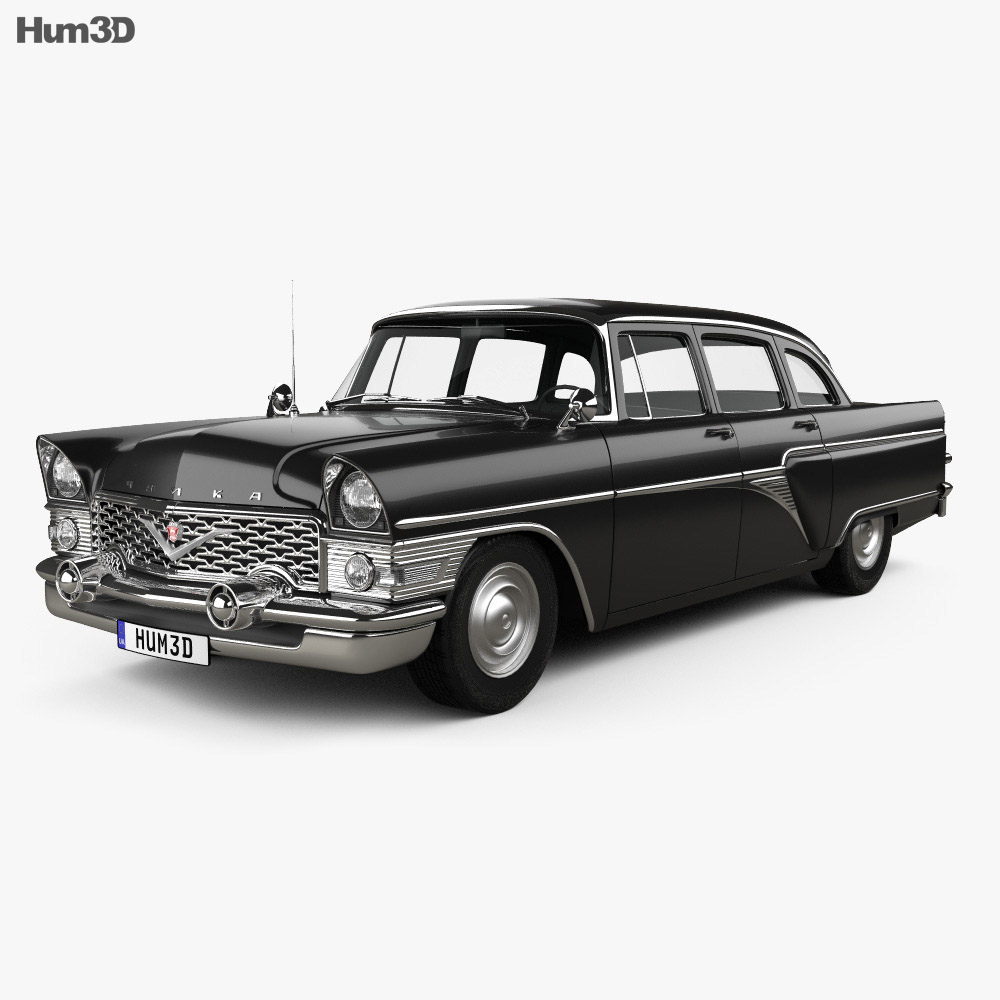 GAZ 13 Chaika 1959 3D model - Download Sedan on 3DModels.org
