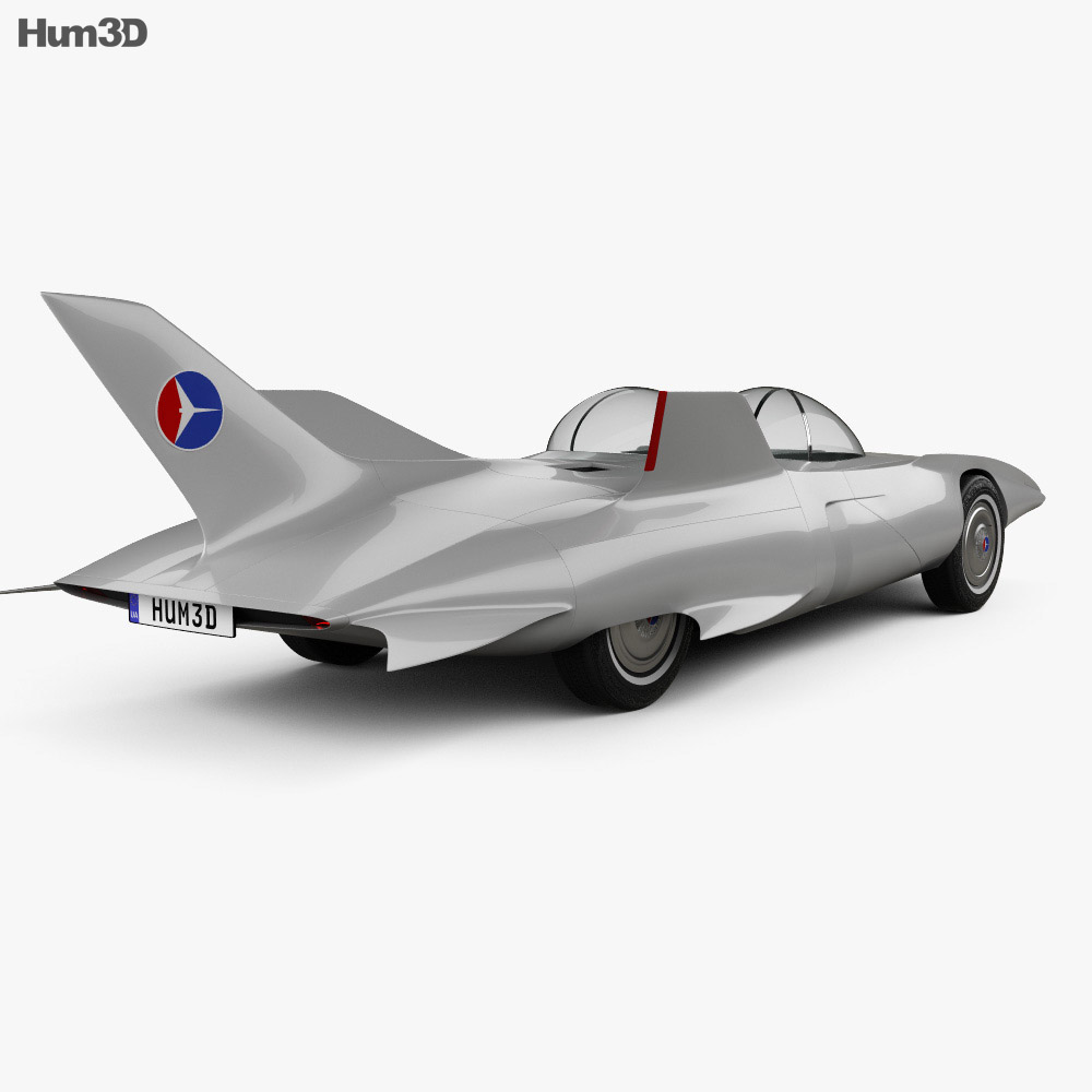 GM Firebird III 1958 3D model - Download Sports car on 3DModels.org