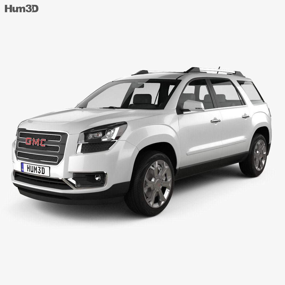 GMC Acadia 2016 3D model - Download Crossover SUV on 3DModels.org