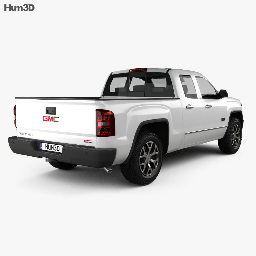 GMC Sierra Crew Cab 2016 3D model - Download Pickup on 3DModels.org