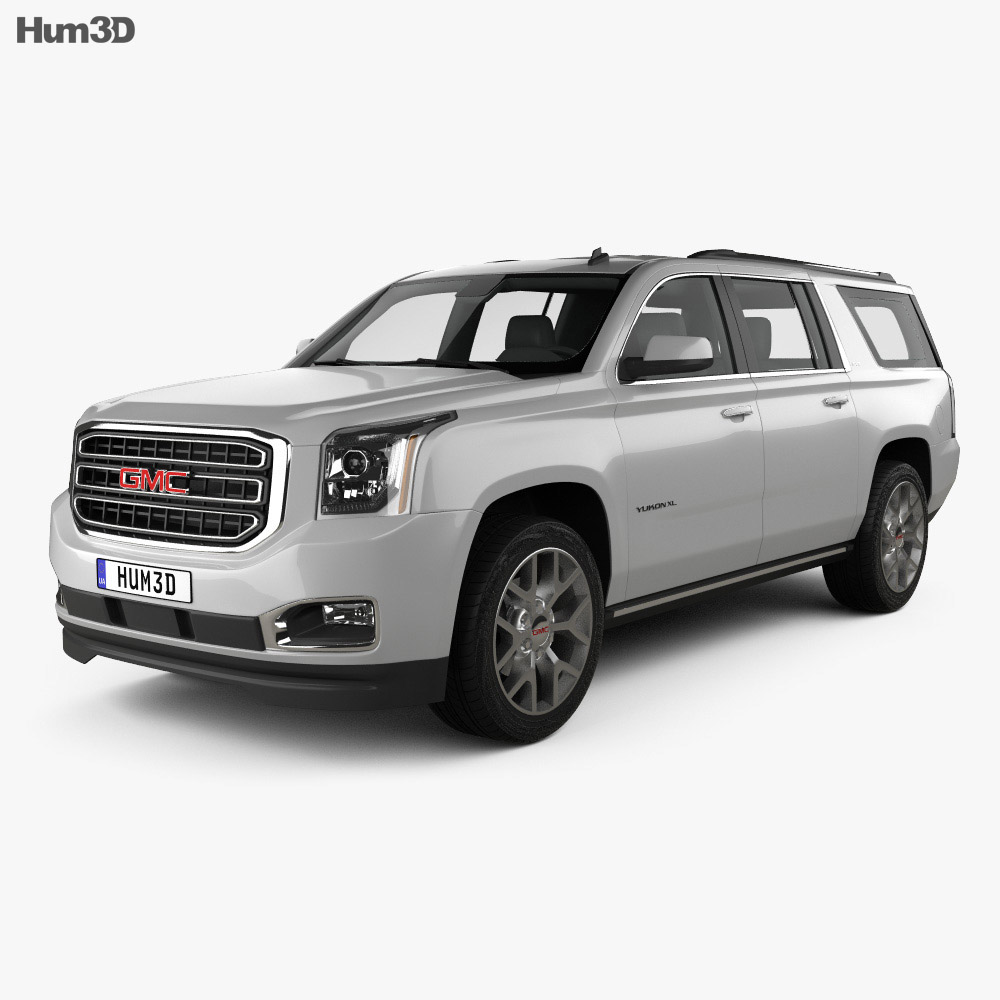 GMC Yukon XL 2017 3D model - Download Crossover SUV on 3DModels.org