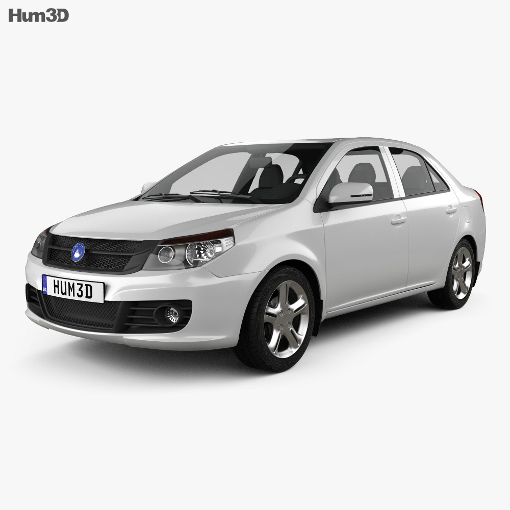 Geely GC6 2017 3D model - Download Sedan on 3DModels.org
