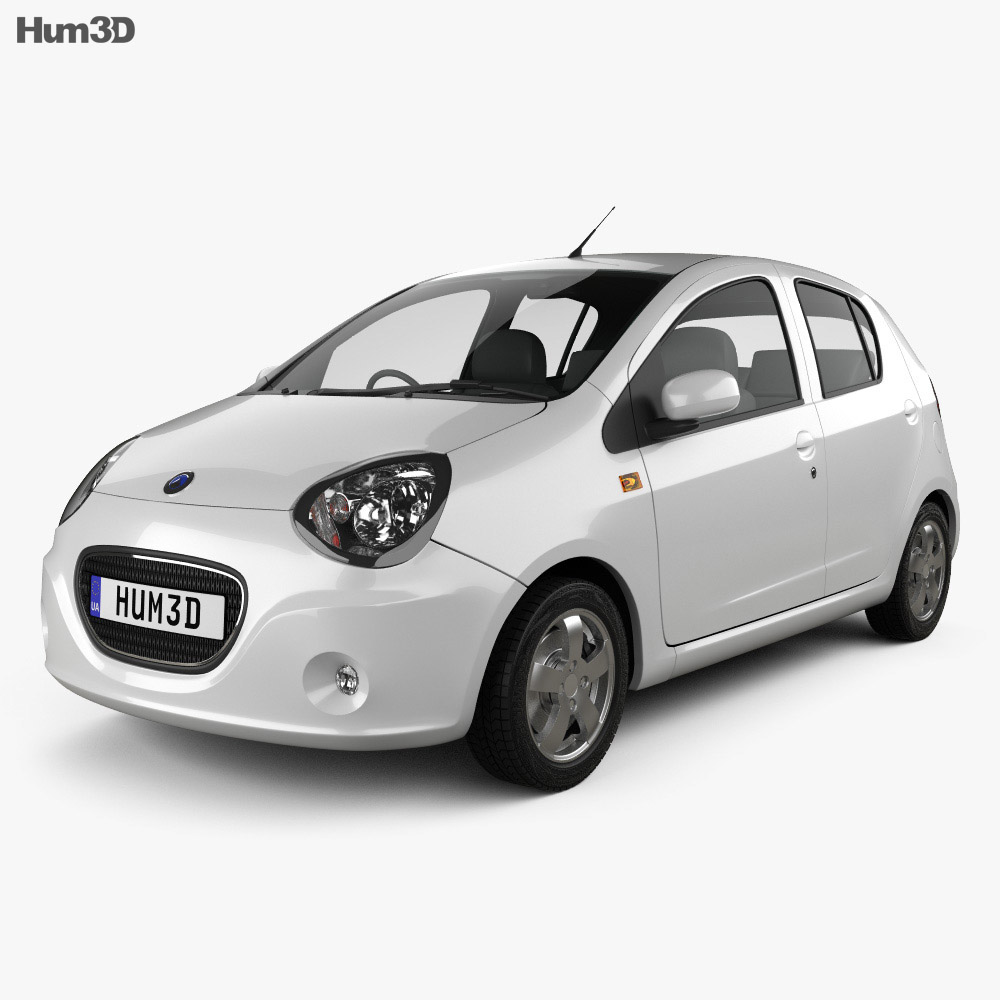 Geely LC (Panda) 2014 3D model - Download Hatchback on 3DModels.org