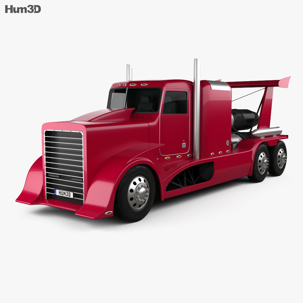 Generic Jet Powered Truck 2017 3D model - Download Truck on 3DModels.org