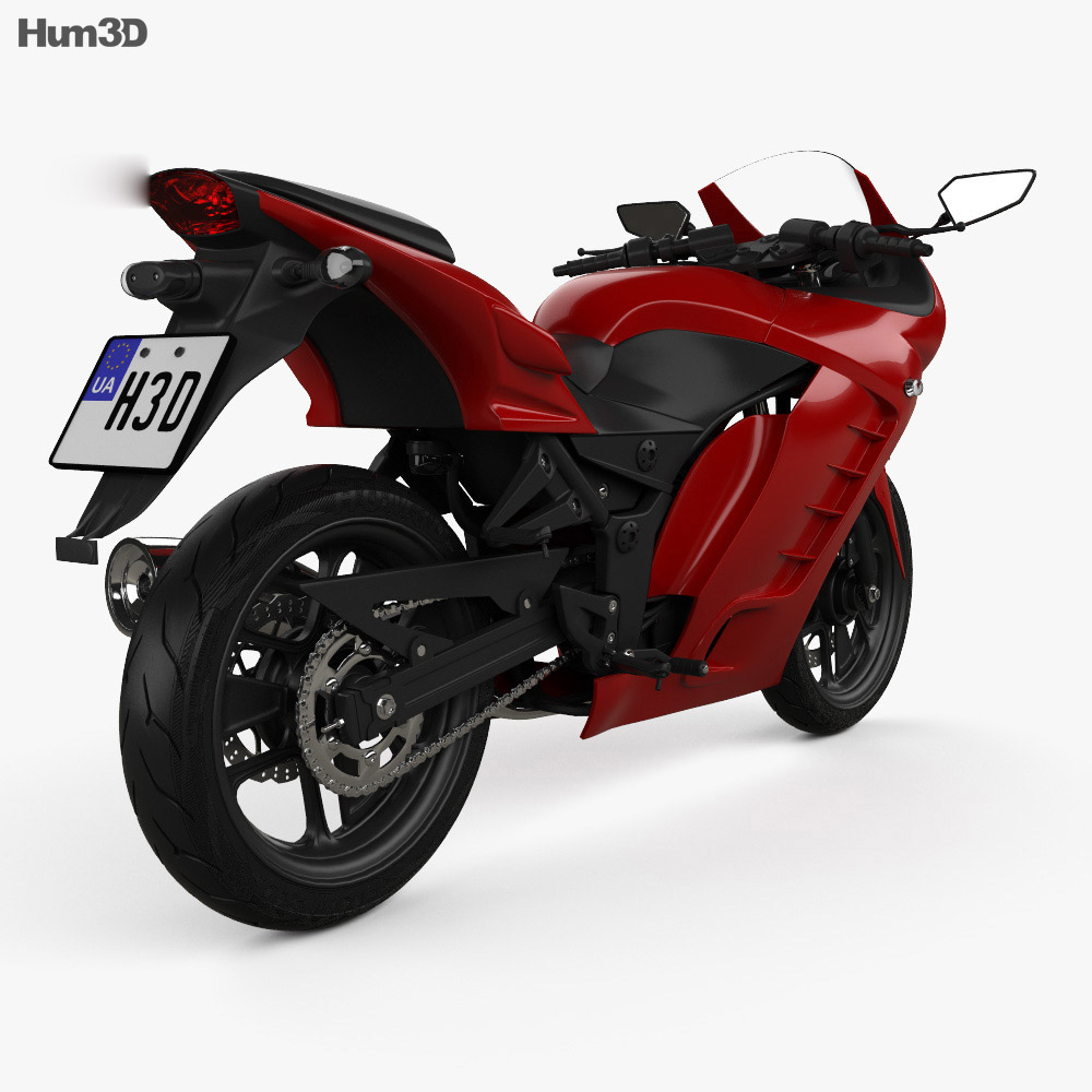 Generic Sport Bike 2014 3D model - Download Motorcycle on 3DModels.org