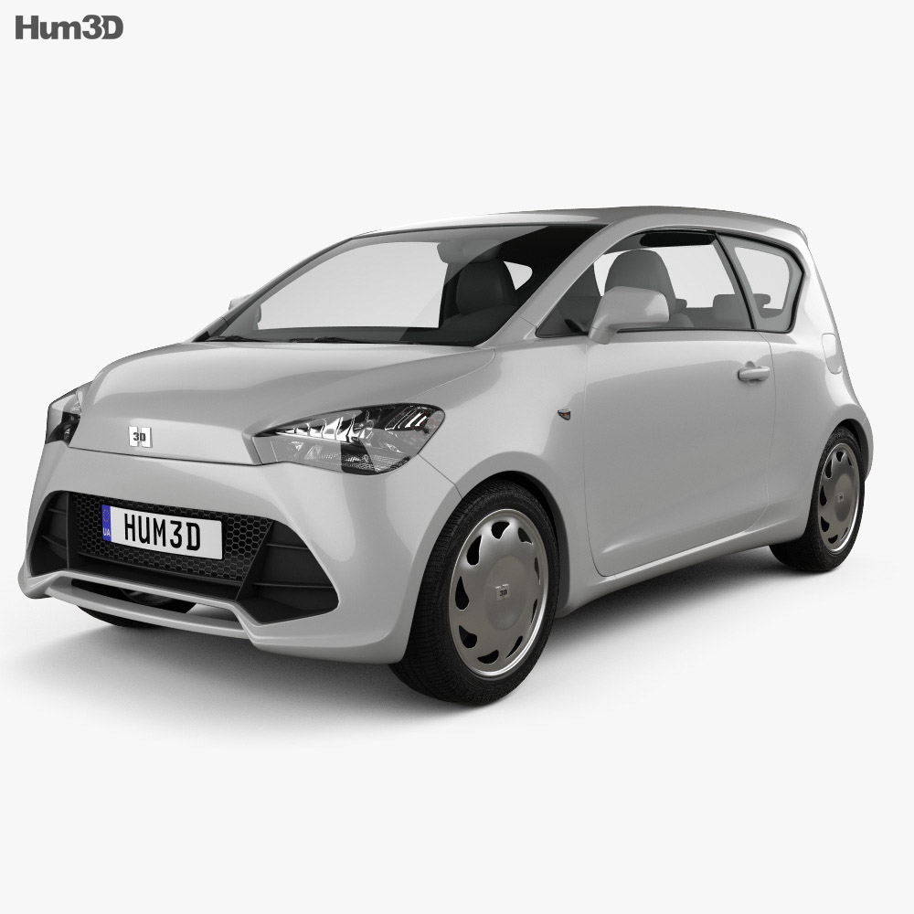 Generic hatchback 3-door 2018 3D model - Download Hatchback on 3DModels.org