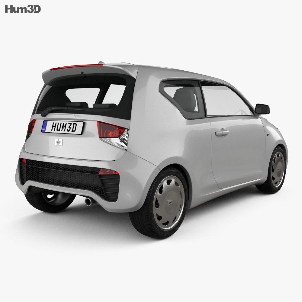 Generic hatchback 3-door 2018 3D model - Download Hatchback on 3DModels.org