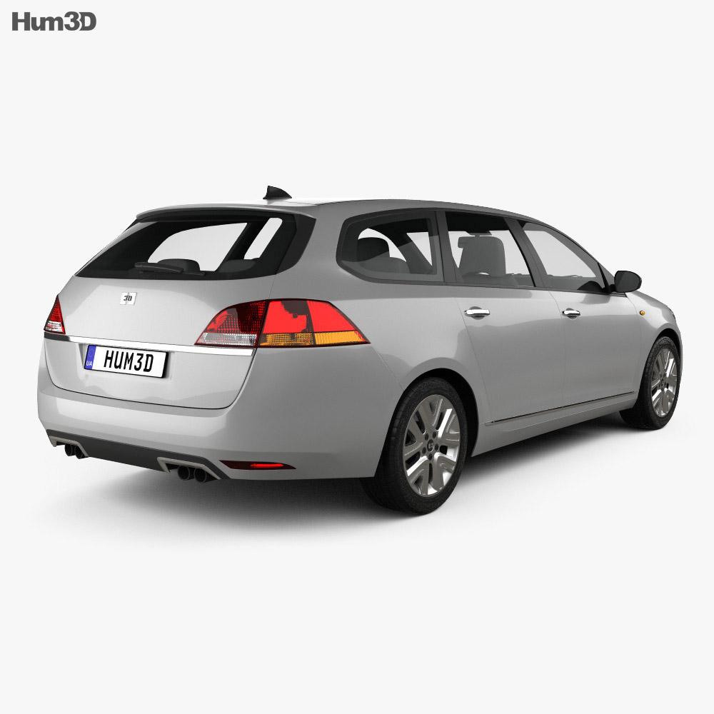 Generic wagon 2018 3D model - Download Wagon car on 3DModels.org