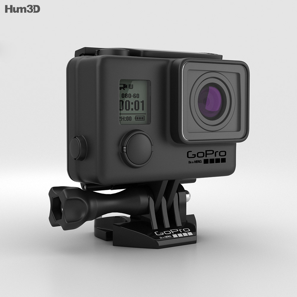GoPro HERO3+ Blackout Housing 3D model - Download Photo camera on ...