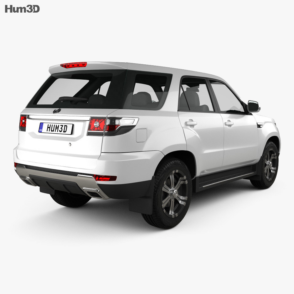 Gonow GX6 2017 3D model - Download Crossover SUV on 3DModels.org