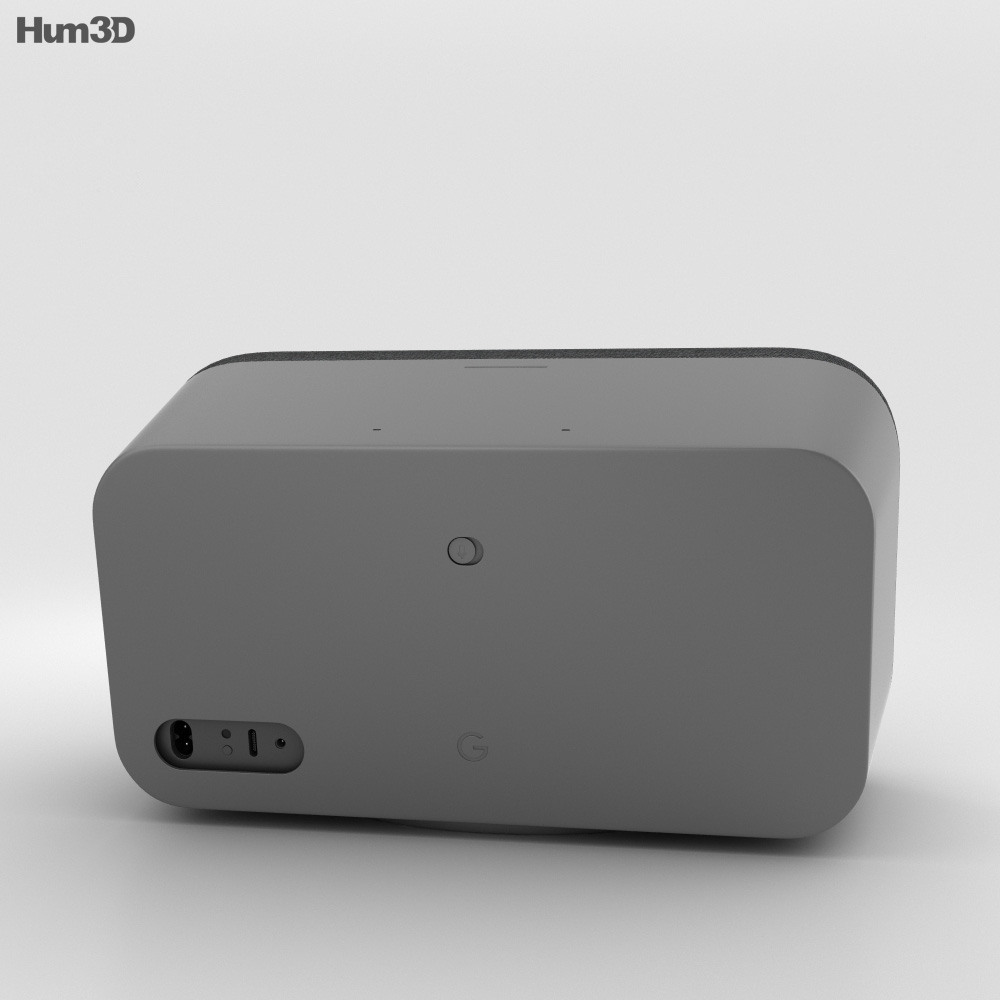 Google Home Max Charcoal 3D model - Download Audio Devices on 3DModels.org