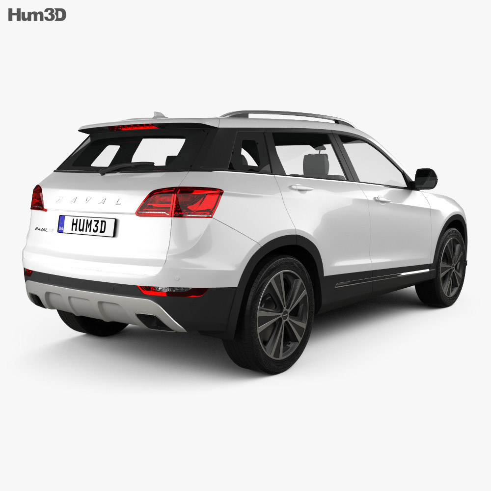 Great Wall Haval H6 2017 3D model - Download Crossover SUV on 3DModels.org