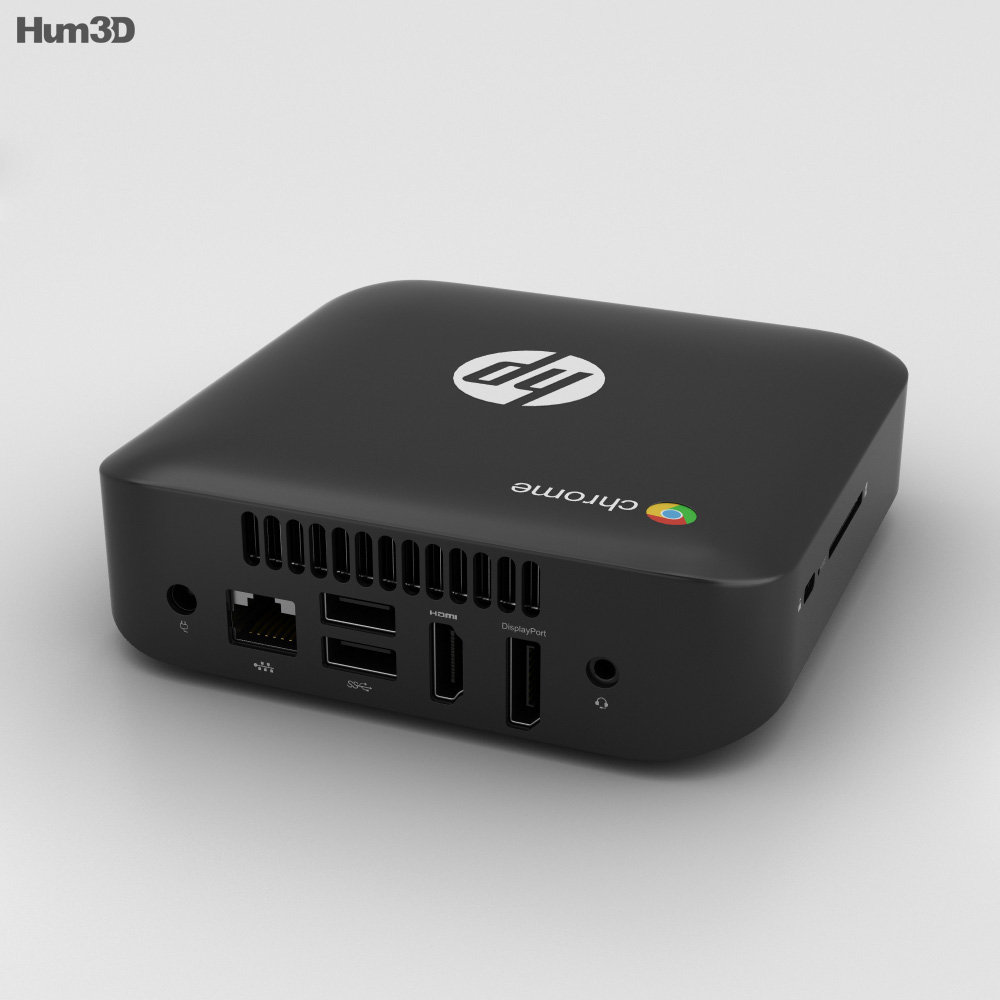 HP Chromebox Black 3D model - Download Desktop Computer on 3DModels.org