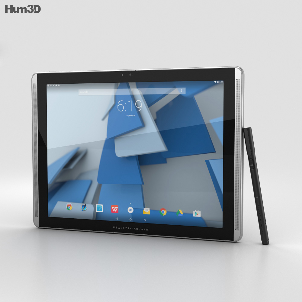 HP Pro Slate 12 con Lápiz Modelo 3D - Descargar Tableta activado ...