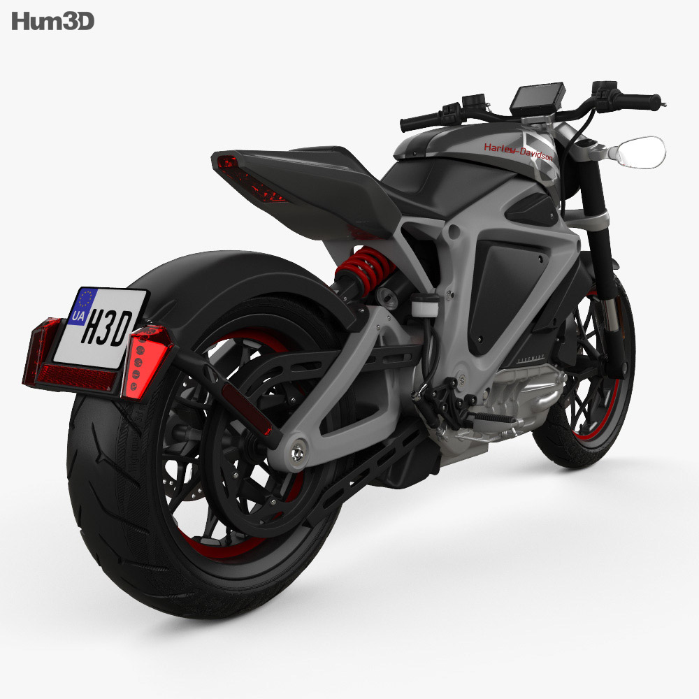 Harley-Davidson LiveWire 2014 3D model - Download Motorcycle on ...
