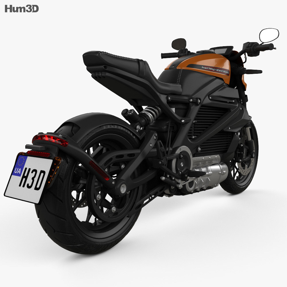 Harley-Davidson LiveWire 2019 3D model - Download Motorcycle on ...